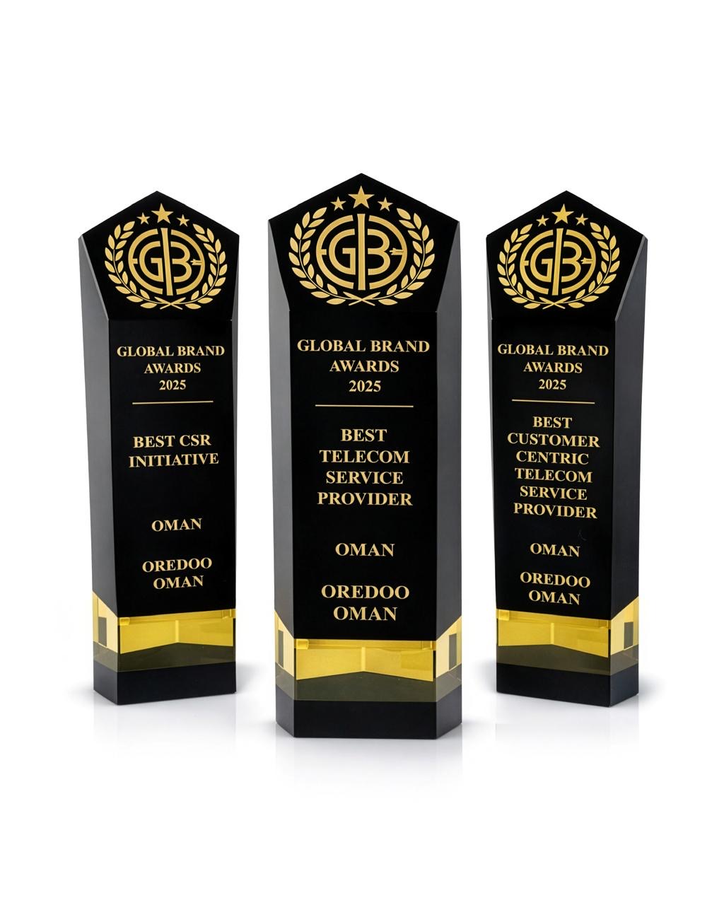 Triple Win For Ooredoo Oman At The Global Brands Magazine Awards 2025 ...